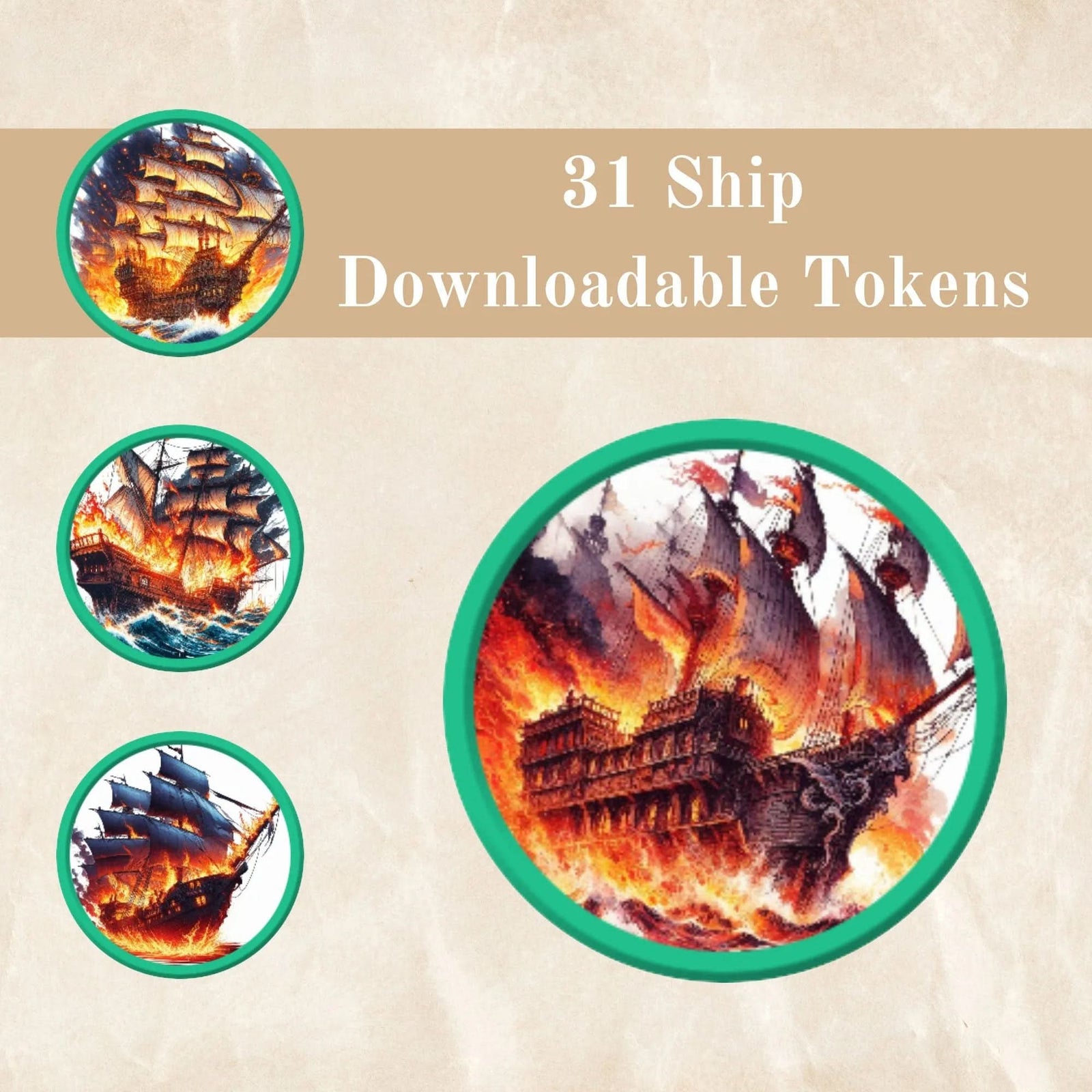 31 DnD Ship Tokens - Downloadable – Mystery DG 31 DnD Ship Tokens - Downloadable – Mystery DG