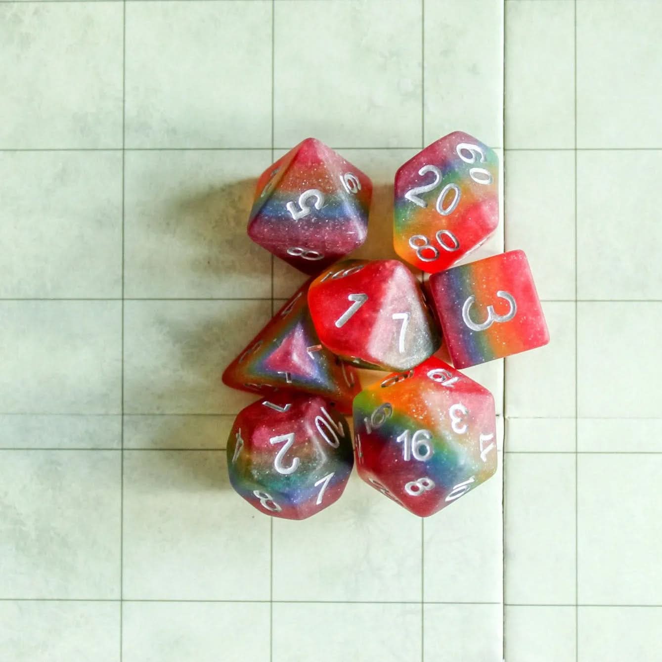 Pride Flag Dice – Mystery Dice Goblin