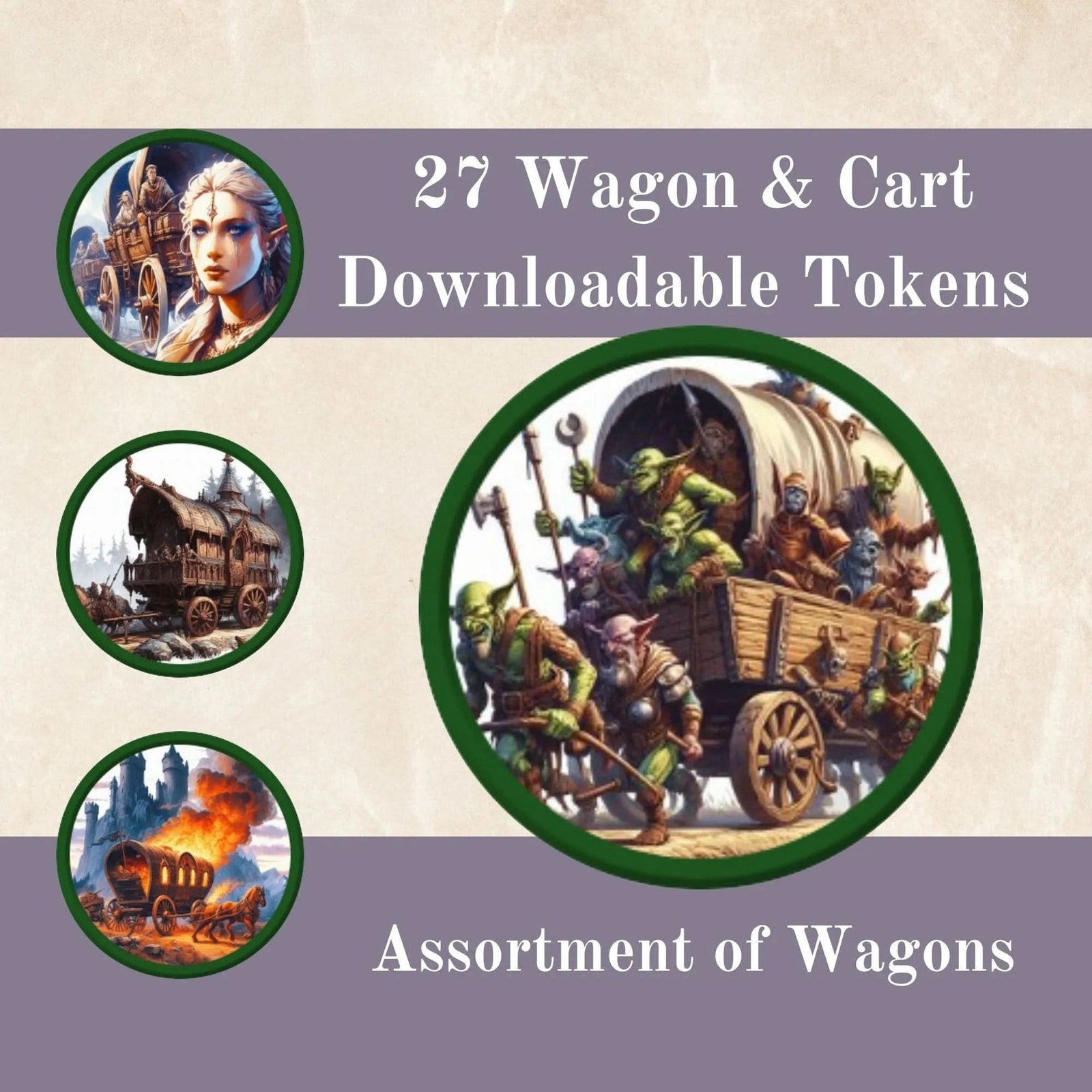 DnD Wagon Token - Downloadable – dnd dice